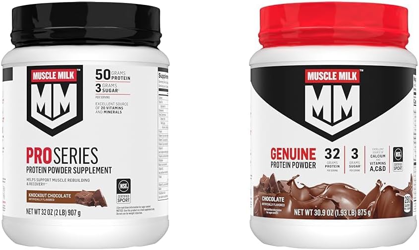 Amazon.com: Muscle Milk Pro Series Protein Powder Supplement,Knockout ...