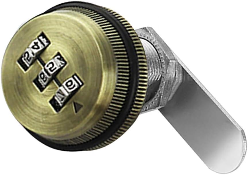 3 Digit Code Combination Cam Lock 30mm Password Coded Locks Zinc Alloy ...