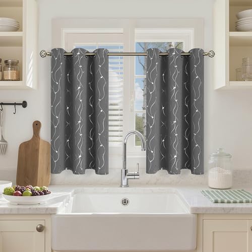Amazon.com: BGment Short Blackout Curtains 36 Inches Length for Small ...