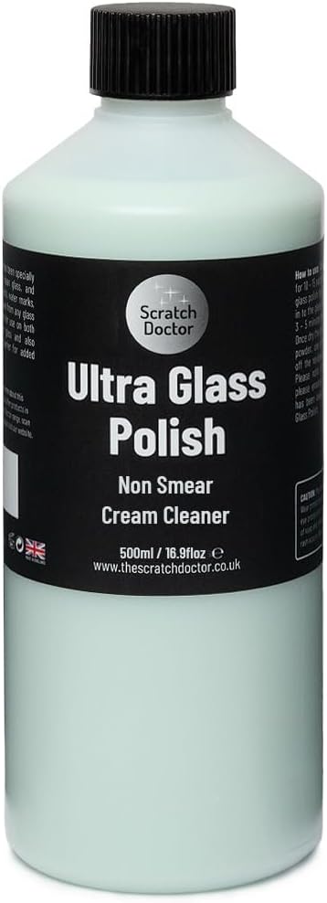 Scratch Doctor Glass Polish Cleaning Cream Clear Shine Smear Free Clean ...