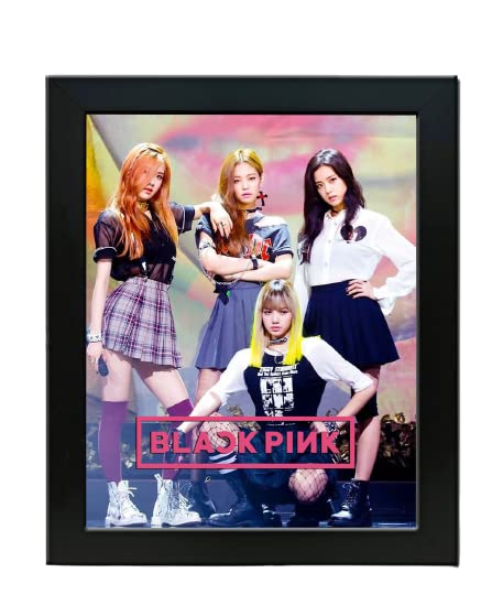 Pixel Art BlackPink Framed Poster for Room & Office Wall 10 X 12 Inch ...