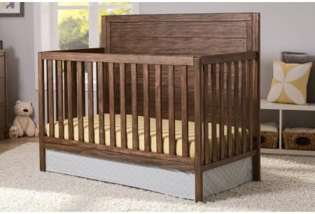Amazon.com: Delta Children 4 in 1 Convertible Nursery Crib with Strong ...