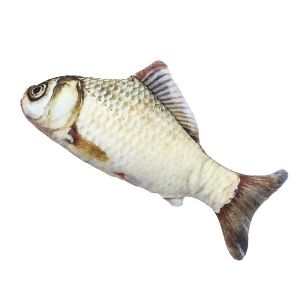 Amazon.com: Toyvian Plush Fish Soft Fish Toy for Cat, Mini Fish Pillow ...