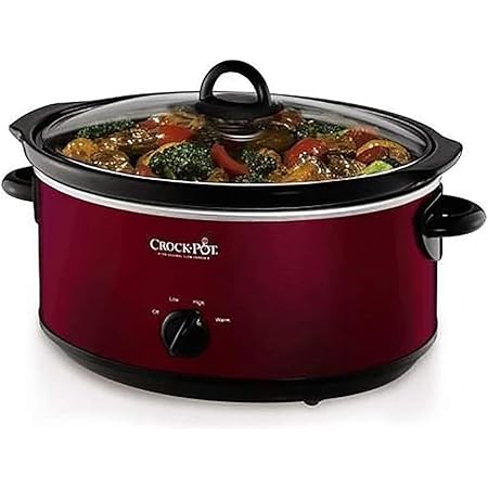 Amazon.com: Crock-Pot Programmable 6-Quart Countdown Oval Slow Cooker ...