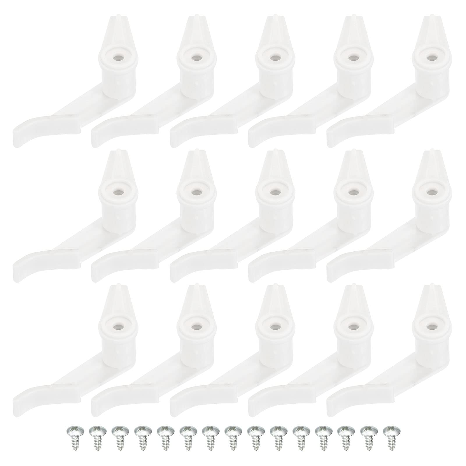 PATIKIL 3.5mm Lamp Shade Clips for Ceiling Flush Mount, 15 Pair Light ...