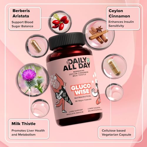 Daily All Day Berberine Supplements 180 cap, Berberis Aristata Ceylon ...