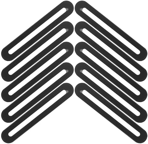 TSSS 10 PCS 147mm Adjustable Flat Plate with Slot, Steel Metal ...