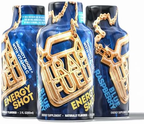Amazon.com : Trap Fuel Blue Raspberry Energy Drink | Hydration Boost ...