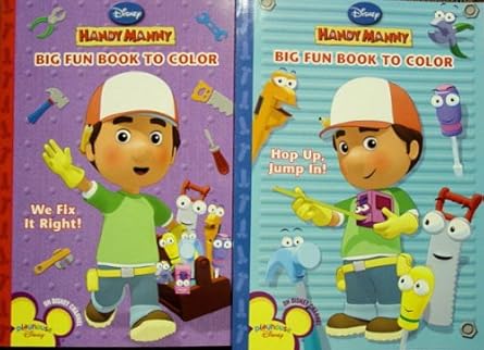 Handy Manny Big Fun Coloring Book (Handy Manny Big Fun Book to Color ...