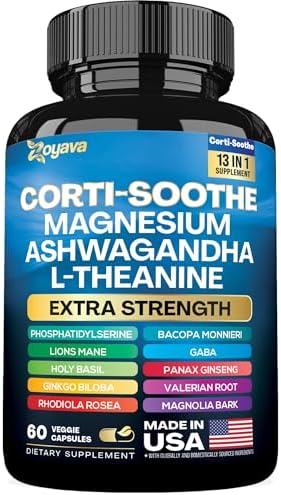 Amazon.com: Zoyava Corti-Soothe Cortisol Supplement Magnesium Glycinate ...
