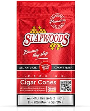Amazon.com: SLAPWOODS Leaf Cones 3 Cones with Corn Husk TIP All Natural ...