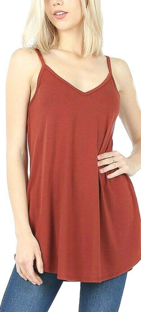 Snapklik.com : Zenana Front And Back Reversible Spaghetti Strap CAMI