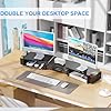 Amazon.com: gianotter Dual Monitor Stand Riser, Desk Organizer With ...