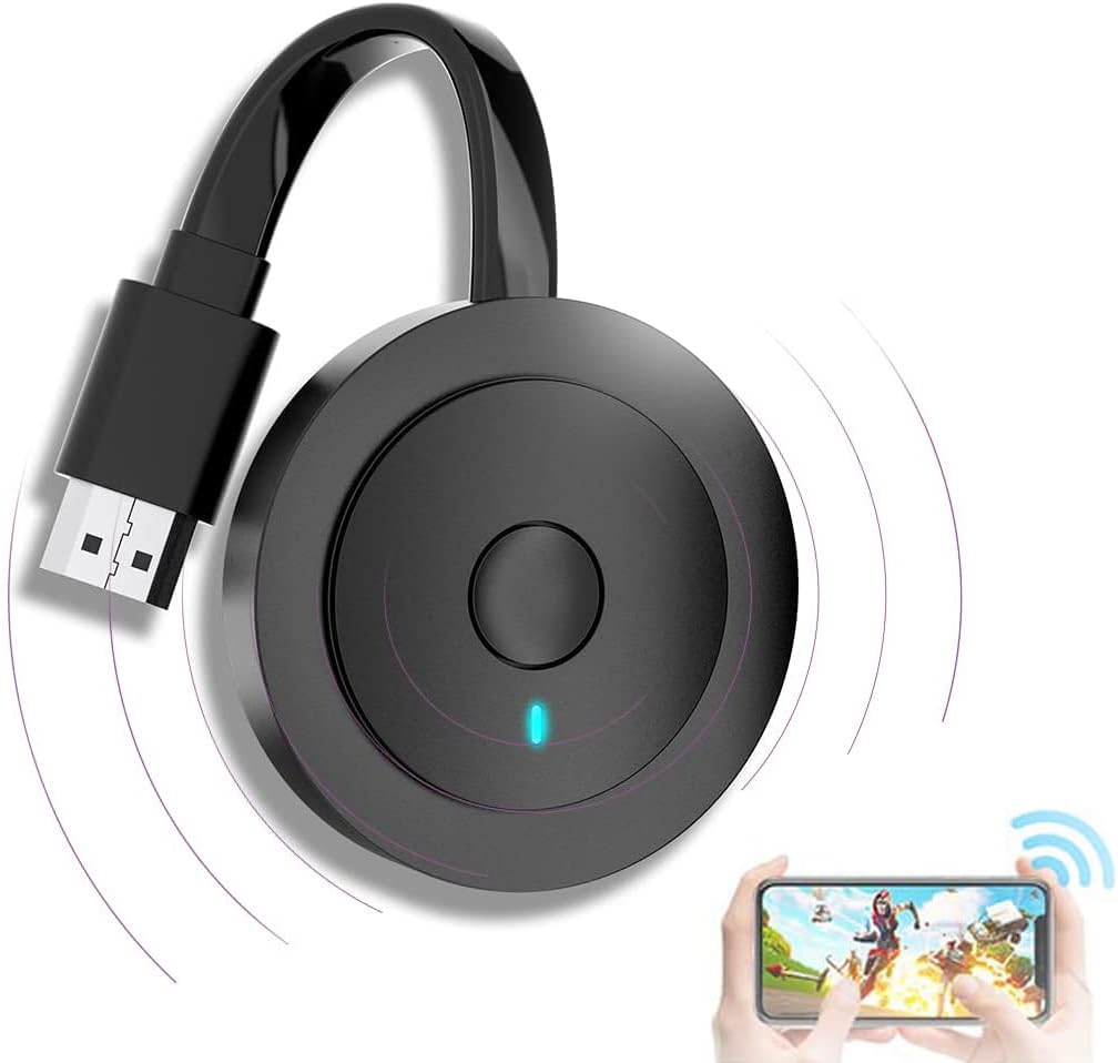 4K Wireless HDMI Display Dongle Adapter 1080P, WiFi Streaming Movies ...