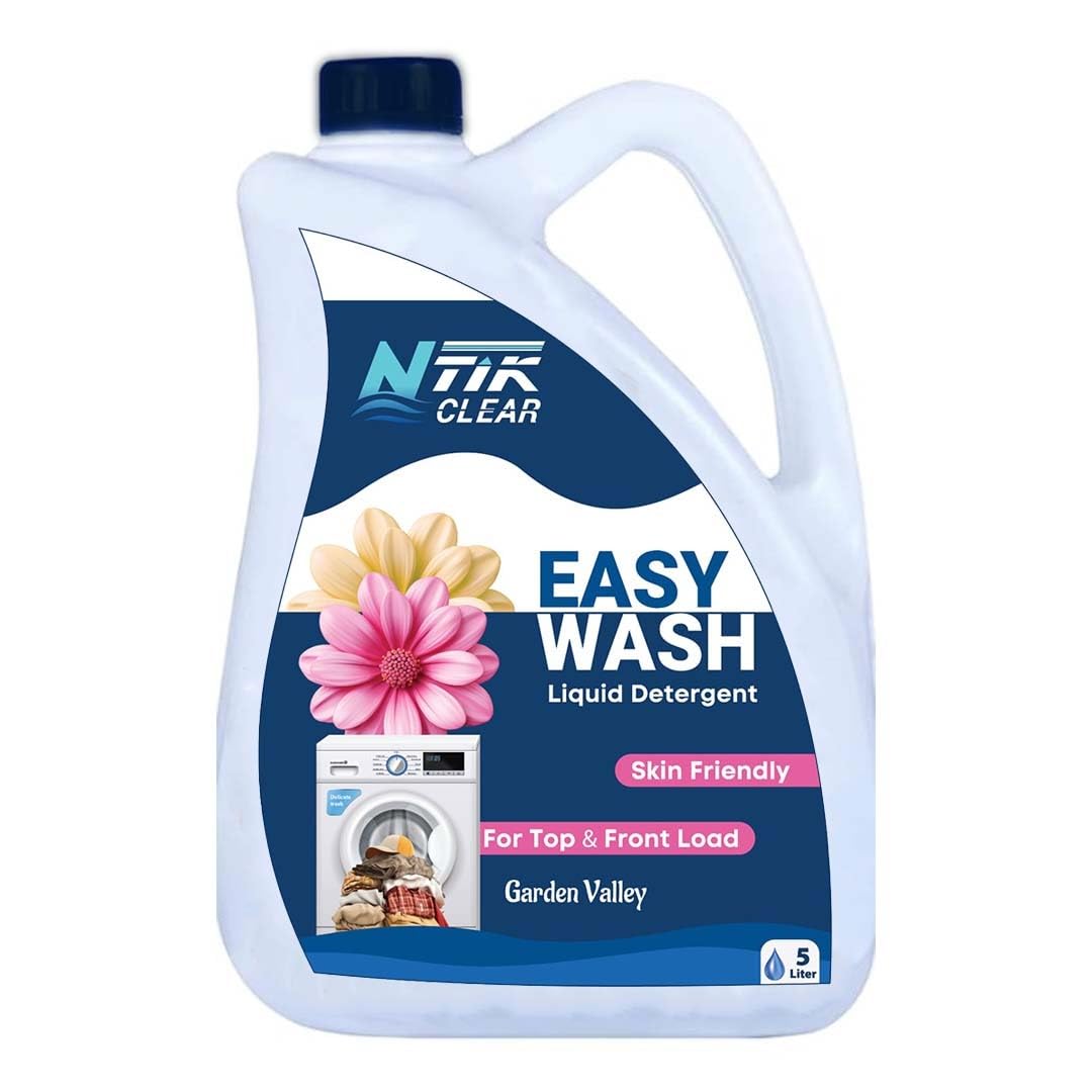 NTIKCLEAR Liquid Detergent 5 Liter | Laundry Liquid for Fabric Daily ...
