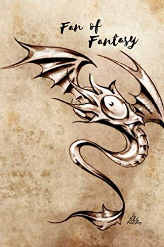 Fan Of Fantasy: notebook for fans of fantasy, lines in an interesting ...