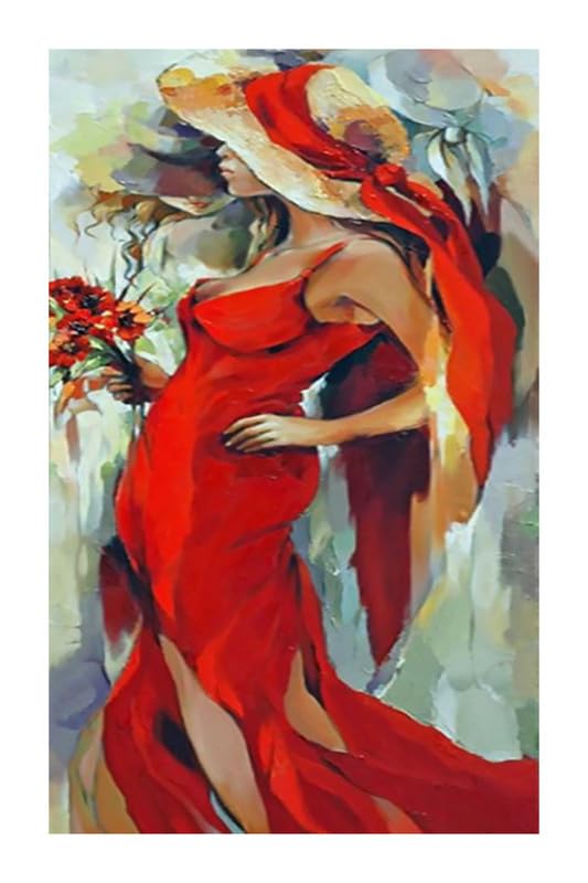 HK PRINTS Beautiful Girl Wall Poster for Room (12x18 Inch, 300 GSM ...