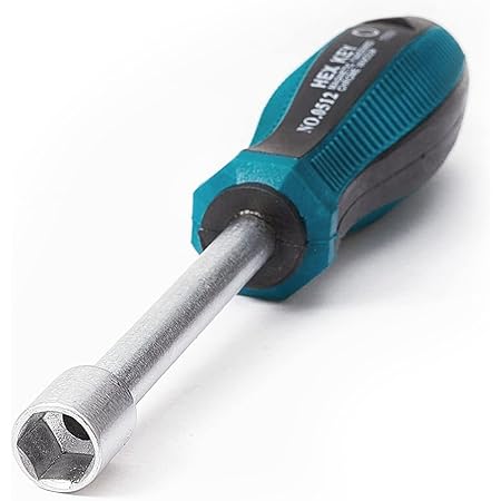 Amazon.com: Mriuuod 13mm Nut Driver, 6 Point Socket Hex Nut Driver Non ...