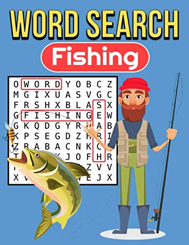 Fishing Word Search: Large Print Word Search Puzzle Book About Fishing ...