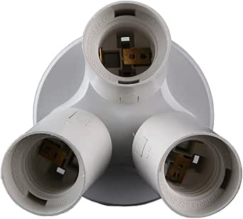 SENHE 3 in 1, 4 in 1 E26 E27 LED Light Bulb Holder Base Splitter E27 ...