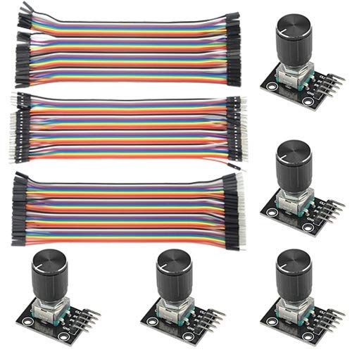 Super Debug 5pcs KY-040 Rotary Encoder Module Brick Sensor Board with ...