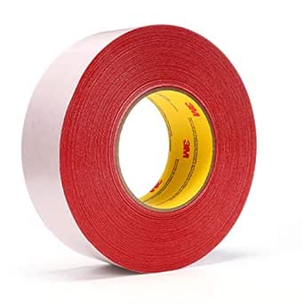 3M Double Coated Tape 9741R Red, 48 mm x 55 m, 6.5 mil : Amazon.co.uk ...