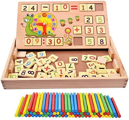Brigamo 2-in-1 Drawing Board & Calculation Board for Children with ...