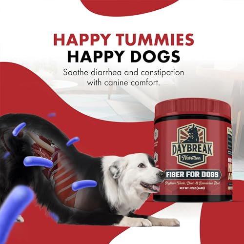 Fiber For Dogs Psyllium Husk, Beet Root, Dandelion Root, And Prebiotics ...