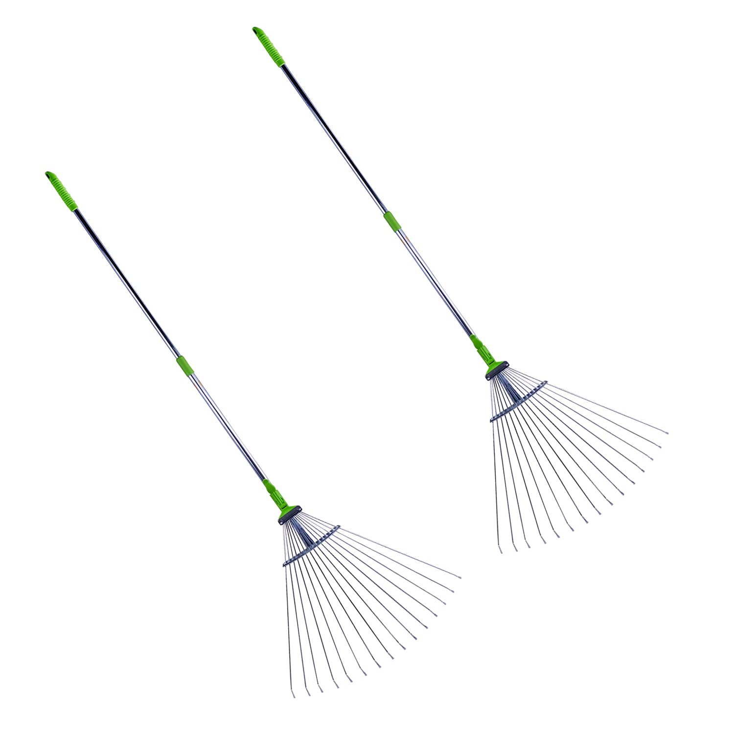 Buy Sharpex Telescopic Metal Rake, 31 to 64 Inch Adjustable Expanding ...