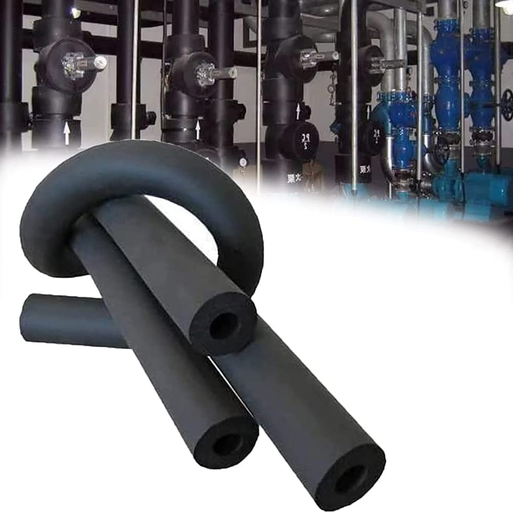 Buy HXSM 1/2" Pipe Insulation Foam Tube 9mm Thick Rubber Foam Hose ...