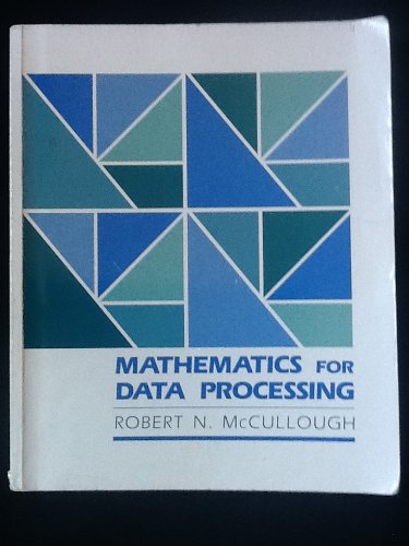 Amazon.com: Mathematics for Data Processing: 9780697067661: McCullough ...