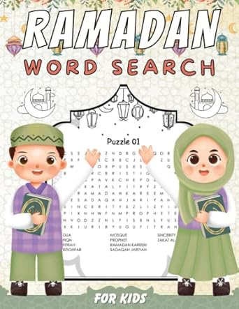 Ramadan Word Search Book For Kids: Discover Ramadan Traditions with This Engaging Word Search ...