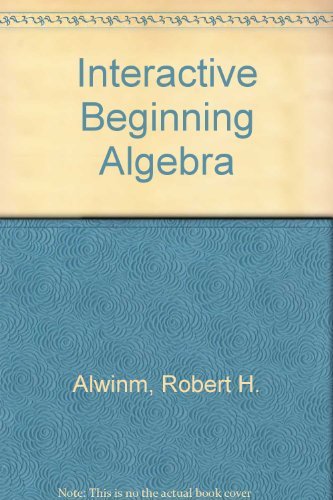Buy Interactive Beginning Algebra Book Online at Low Prices in India ...