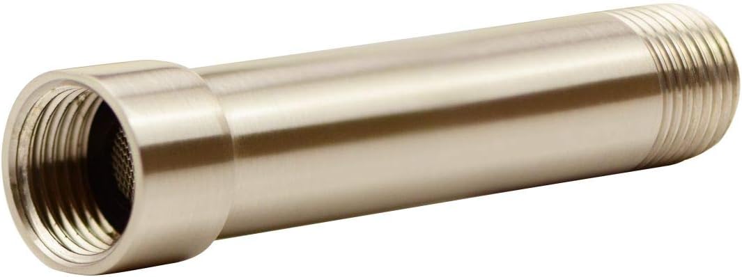 Purelux Shower Arm Extension, Shower Head Extender 4 Inches, Brushed ...