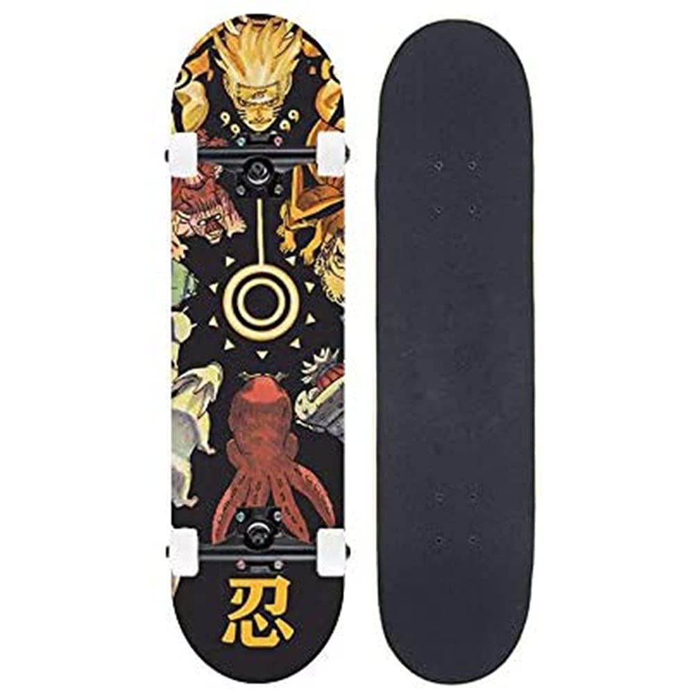 Buy MISTLI Naruto Uzumaki Naruto Kurama Monster Beast Anime Skateboard ...