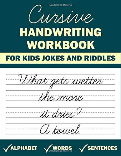 Buy Cursive handwriting workbook for kids jokes and riddles: cursive ...