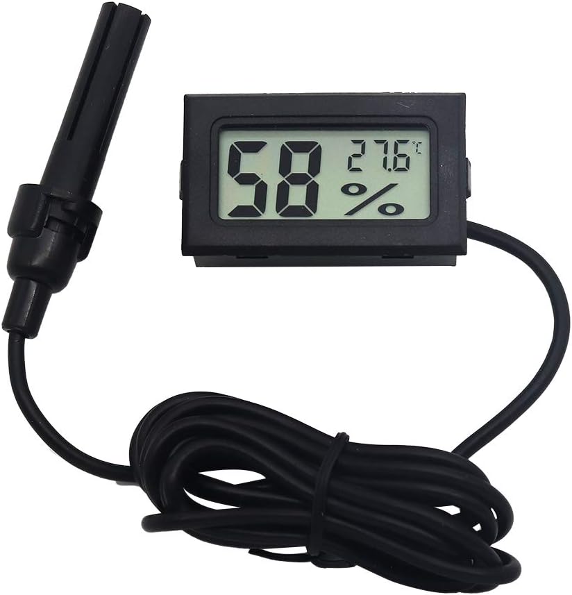 Electronic Spices Mini LCD Digital Thermometer Hygrometer Temperature ...