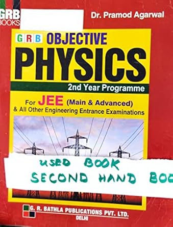 Objective Physics For Jee (Main & Advanced) - Vol.2 | Amazon.com.br