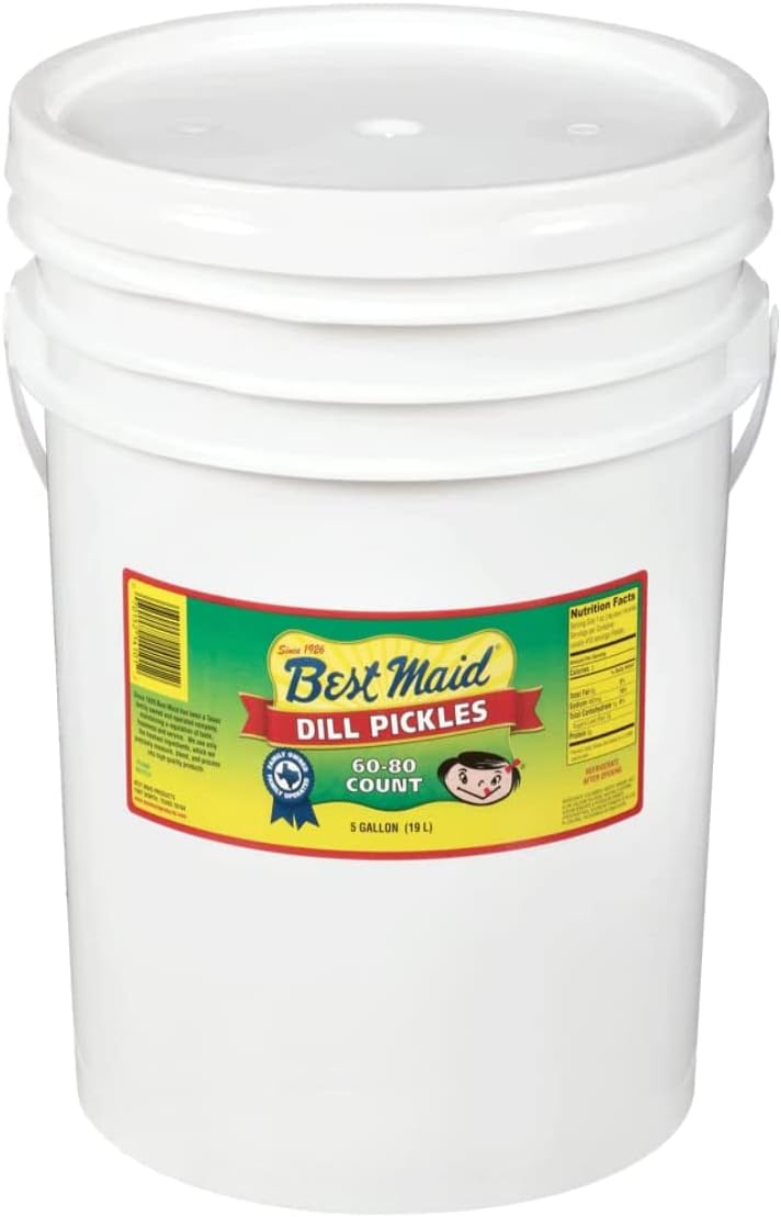 Amazon.com : Best Maid Dill Pickle 5 Gallons | Foodservice Bulk ...