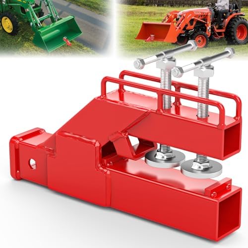 Amazon.com: 2025 Upgraded Red Tractor Bucket Hitch Receiver with Non ...