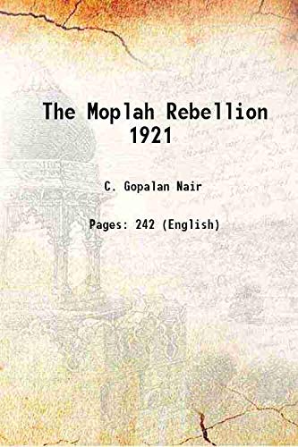 Amazon.in: Buy The Moplah Rebellion, 1921 1923 [Hardcover] Book Online ...