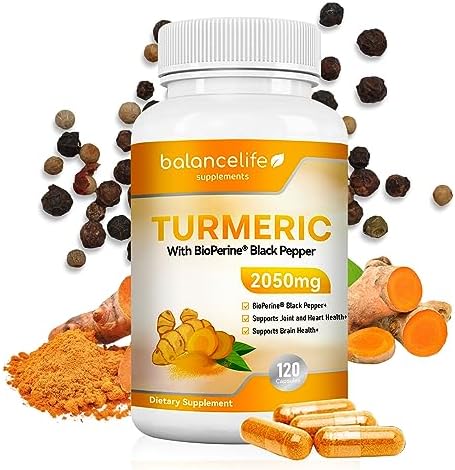 Amazon.com: Turmeric Curcumin with Black Pepper BioPerine - 𝟮𝟬𝟬 ...