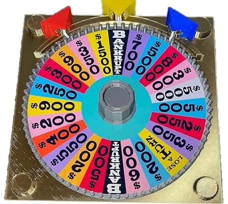 Amazon.com: 80s 90s Era Wheel of Fortune Board Game Wheel Spinner wheel ...