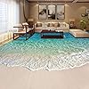 Amazon.com: ECYC 3D Water Waves Beach Ocean Waterproof Creative Floor ...