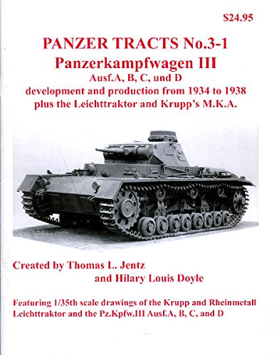 Amazon.co.jp: PANZER TRACTS NO. 3-1: PANZERKAMPFWAGEN III AUSF. A, B, C ...