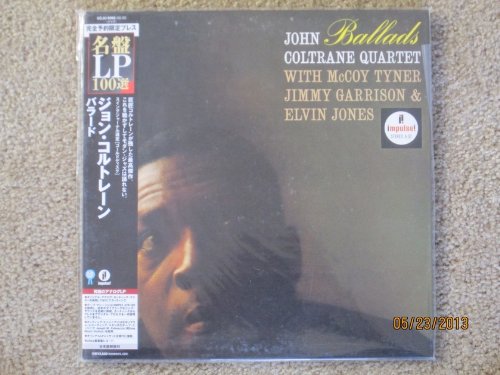Amazon.com: Ballads John Coltrane Quartet with Mccoy Tyner Jimmy ...