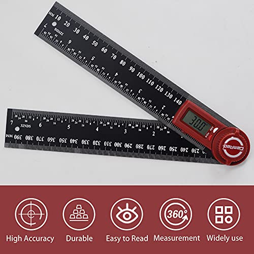 Snapklik.com : GemRed Digital Angle Finder Tool, 2 In 1 Digital ...