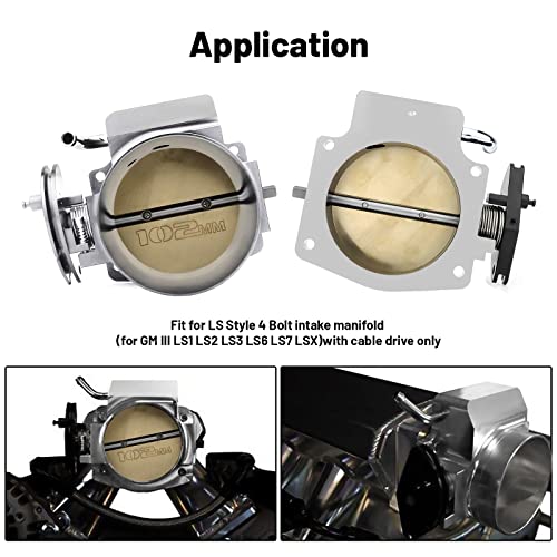 Snapklik.com : Endxedo LS 102MM Throttle Body Assembly