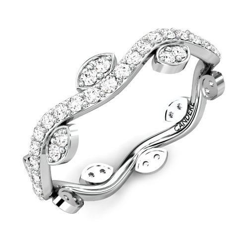 Buy Candere By Kalyan Jewellers Contemporary Collection .925 Sterling ...