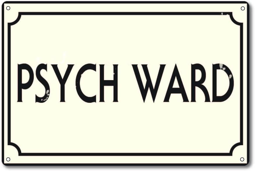 Amazon.com: Asylum For The Criminally Insane 12" x 8" Tin Sign Inmate ...
